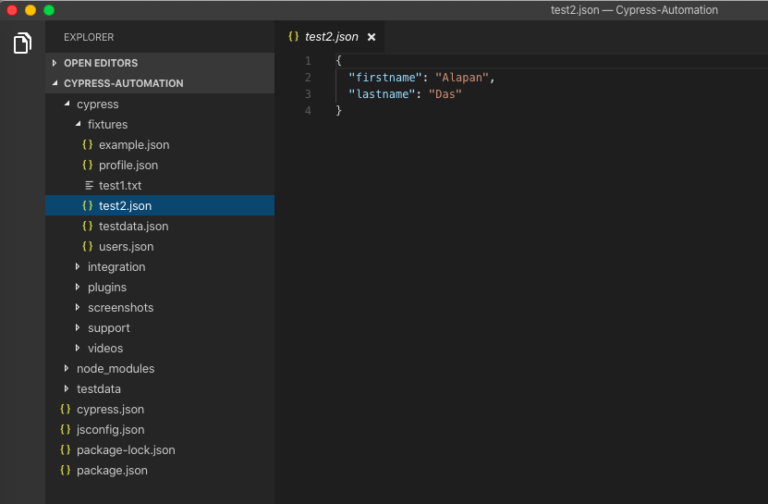 How to use writeFile and readFile in Cypress? - TestersDock