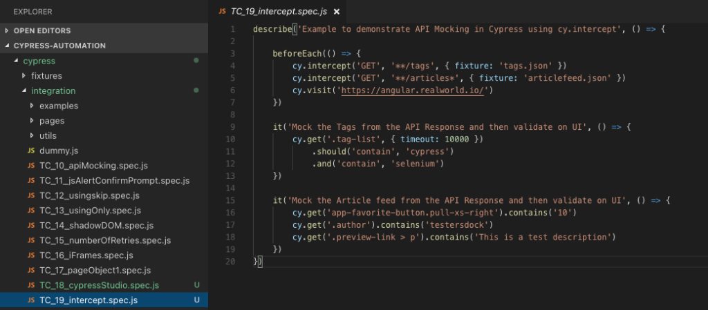 How To Mock An Api Response Using Tercept Testersdock 