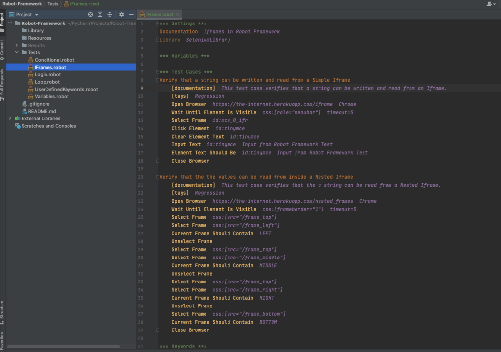 How To Work With Iframes In Robot Framework Testersdock