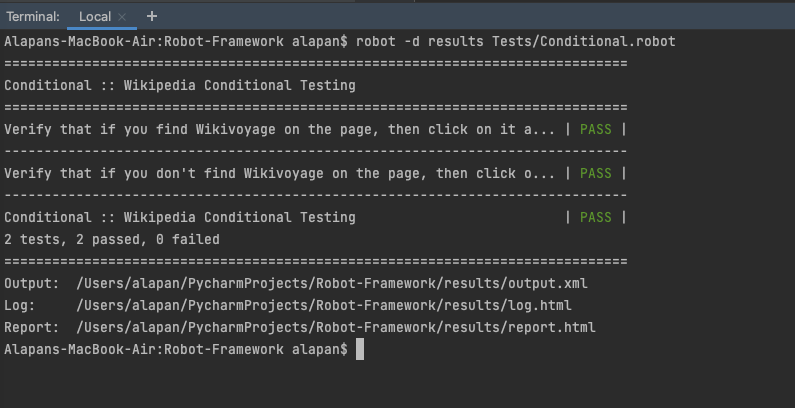 How To Do Conditional Testing If Else In Robot Framework TestersDock