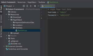 How to implement Page Object Model (POM) in Robot Framework
