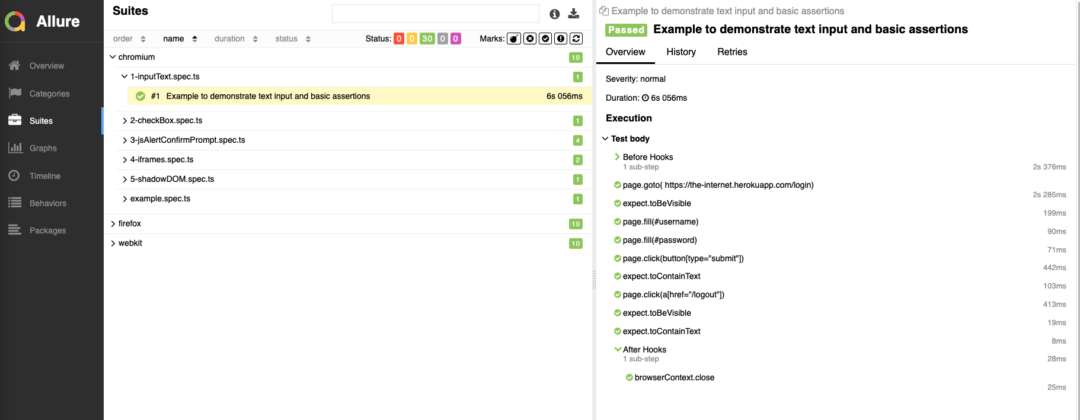 How to create Allure HTML Reports with Playwright - TestersDock How to create Allure HTML Reports with Playwright - TestersDock