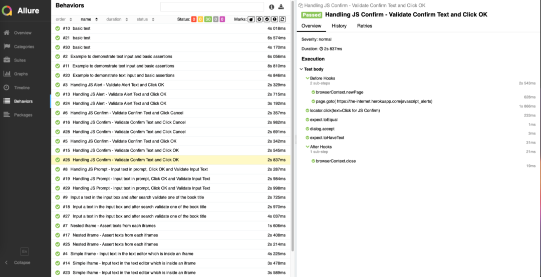 How to create Allure HTML Reports with Playwright - TestersDock How to create Allure HTML Reports with Playwright - TestersDock